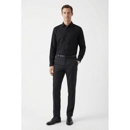 Calvin Klein Herren Leinenhemd &raquo;SOLID LINEN CLASSIC&laquo; Kentkragen, Regular Fit, Leinen-Viskosemix schwarz XL, N-Gr