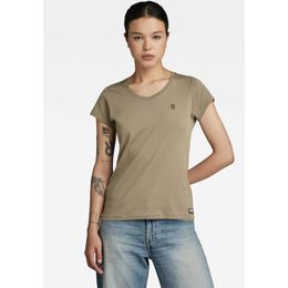 G-Star Raw G-Star Damen G-STAR V-Shirt &raquo;Eyben&laquo; mit Label gr&uuml;n L (40)