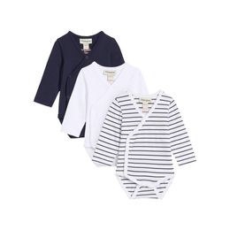 bonprix Baby bonprix Body Packung, 3 im Wickelschnitt mit Druckkn&ouml;pfen, reine Baumwolle 68/74, N-Gr