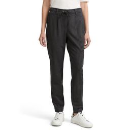 Tom Tailor Herren Tom Tailor Stoffhose mit Nadelstreifen wei&szlig; 34, L&auml;nge 32