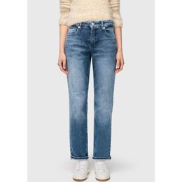MAC Damen MAC 5-Pocket-Jeans &raquo;STRAIGHT&laquo; mit Stretch blau 38, L&auml;nge 28