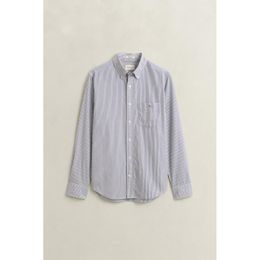 Gant Herren Langarmhemd &raquo;REGULAR POPLIN STRIPE SHIRT&laquo; Regular fit mit Streifenmuster blau 3XL, N-Gr