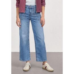Street One Damen Street One Loose-fit-Jeans &raquo;Style Emee&laquo; Wide Legs mit Viskose und Stretch 32, L&auml;nge 28