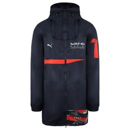 Puma Red Bull Racing RCT Long Sleeve Rei&szlig;verschluss UP Navy Blue Herren Long Jacket 577760 01