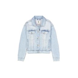 Garcia M&auml;dchen Jeansjacke ohne Kapuze mit Stretch und Knopfleiste 176