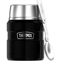 Thermos Isolierbeh&auml;lter Stainless King Food Jar 0,47l Schwarz