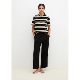 Marc O'Polo Marc O'polo Damen Marc O'Polo Pyjama &raquo;Mix N Match Cotton&laquo; 2 tlg. mit kurzem Arm, Hose mit Gummizug, Rundhalsausschnitt XS (34)