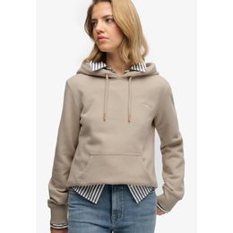 Superdry Damen Kapuzensweatshirt &raquo;Essential Logo Emb Hood Hb&laquo; beige XL
