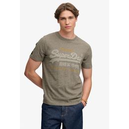 Superdry Herren Rundhalsshirt &raquo;VL HERITAGE RELAXED TEE&laquo; Baumwolle, relaxed fit beige L