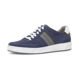 Pius Gabor Herren Sneaker Freizeitschuh, Halbschuh, Schn&uuml;rer mit Kontrastbes&auml;tze, Weite G blau 13 (48)