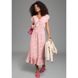 Laura Scott Damen Sommerkleid femininer Stil, f&uuml;r entspannte Tage, aus elastischem Single Jersey 40, N-Gr