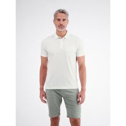 Lerros Herren Lerros Poloshirt mit Logo Stickerei wei&szlig; XL