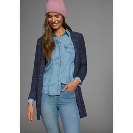 Kangaroos Damen Kangaroos Strickjacke in melierter Optik wei&szlig; 32/34