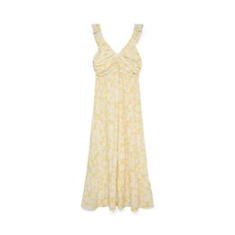 V&eacute;ro Moda Vero Moda Damen Maxikleid &raquo;VMDICTHE SL FRILL ANKLE DRESS WVN GA&laquo; Baumwolle, regular fit S, N-Gr