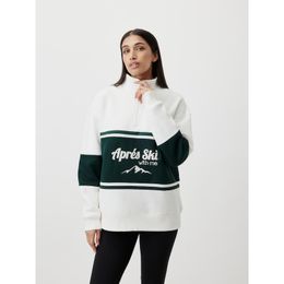 Leger Damen LeGer Sweatshirt &raquo;Jenny, LeGer by Lena Gercke&laquo;, Stehkragen mit Rei&szlig;verschluss 38