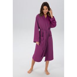 OTTO home Unisex-Bademantel &raquo;Vanessa, ideal f&uuml;r Sauna & Spa, Hotelbademantel, Morgenmantel&laquo; 1 Stk. Taschen, Damen & Herren, Waffelpiqu&eacute;, sehr leichte 
