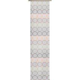 WIRTH Schiebegardine &raquo;Zirbello&laquo; Paneelwagen 1 Stk. tlg. rosa Jacquard, Baumwolle, Polyester 145cm, Paneelwagen, 60cm