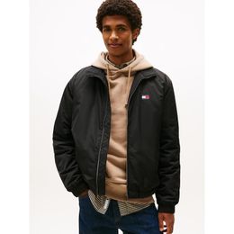 Tommy Jeans Herren Blouson &raquo;TJM ESSENTIAL PADDED JACKET EXT&laquo; Freizeitjacke, &Uuml;bergangsjacke gl&auml;nzend, Stretchb&uuml;ndchen, Stehkragen schwarz 3XL