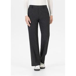Stehmann Damen Jerseyhose &raquo;Fenja2-780&laquo; im Straight Fit, mit B&uuml;gelfalte grau 36, N-Gr