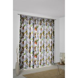 WIRTH Vorhang &raquo;Turtles&laquo; Multifunktionsband 1 Stk. tlg. Nickelodeon grau Satin, Polyester 145cm, Multifunktionsband, 142cm