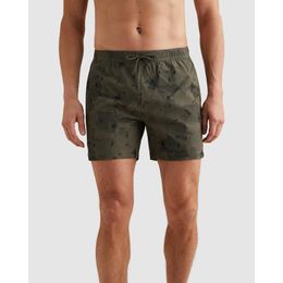 PME-Legend Pme Legend Herren PME LEGEND Badeshorts &raquo;KEYLAND SWIMSHORTS ALLOVER DESSIN&laquo; Bundweite regulierbar gr&uuml;n S, N-Gr