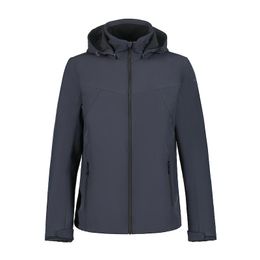 Icepeak Herren Softshelljacke &raquo;Icepeak BRIMFIELD&laquo; mit Kapuze mit abnehmbarer Kapuze, winddicht, wasserabweisend, atmungsaktiv 54