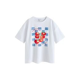 Next Shirt female size S Blue / Red / White