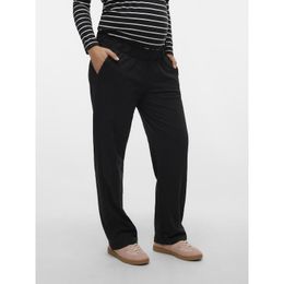 MAMALICIOUS Damen Schlupfhose &raquo;MLIVY JRS PANTS NOOS&laquo; Baumwolle, loose fit schwarz S (36), N-Gr