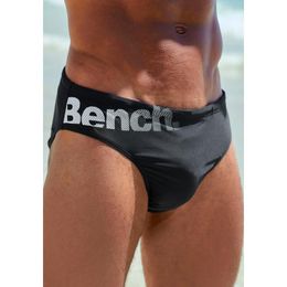 Bench. Herren Badeslip mit Bench-Schriftzug schwarz 4, N-Gr