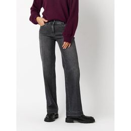 Toni Damen Toni Weite Jeans &raquo;Jeans Jenny Wide&laquo; im Five-Pocket Style grau 38, N-Gr