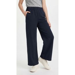 name it Kinder Schlupfhose &raquo;NKFNALINNA WIDE PANT NOOS&laquo; Materialmix, weiter Beinschnitt blau 134, N-Gr