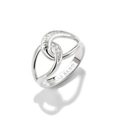 Thomas Sabo Damen Thomas Sabo Fingerring &raquo;Together Ring Silber&laquo; mit Zirkonia (synth.) silber 54, Silber 925 (recycelt)