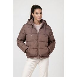 monari Damen Steppjacke &raquo;Jacke Stepp&laquo; mit Kapuze Regular fit mit Stehkragen und Kapuze 40