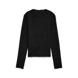V&eacute;ro Moda Vero Moda Damen Langarmshirt &raquo;VMZIA LS FUNNEL NECK TOP JRS NOOS&laquo; Baumwollmischung, regular fit M