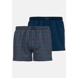Tom Tailor Herren Tom Tailor Boxershorts &raquo;Milos&laquo; bequem, leicht, Logopatch, basic, kariert, Baumwolle braun 8 (XXL)