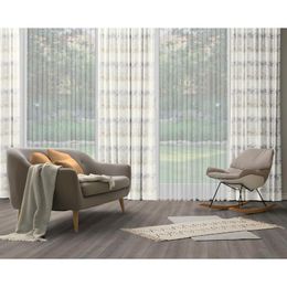 WIRTH Vorhang &raquo;Kairo&laquo; Multifunktionsband 1 Stk. tlg. beige Jacquard, Baumwolle, Polyester 175cm, Multifunktionsband, 132cm