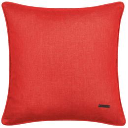 Esprit Dekokissen &raquo;Neo&laquo; mit Stehsaum, Kissenh&uuml;lle ohne F&uuml;llung, 1 St&uuml;ck rot Baumwolle B/L: 45cm x 45cm, 1 Stk.