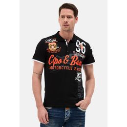 Cipo & Baxx Cipo & Baxx Herren Poloshirt schwarz S