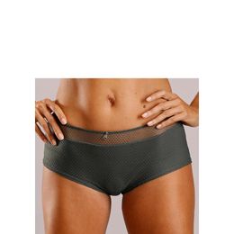 Nuance By Lascana Damen Nuance by Lascana Panty mit feiner Zierschleife und Schmuckaccessoire gr&uuml;n 40/42