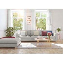 OTTO home Vorhang &raquo;Ammersee&laquo; Multifunktionsband 1 Stk. tlg. Einzelschal mit Multiband wei&szlig; Baumwolle, Leinen, Modal 175cm, Multifunktionsband, 150cm