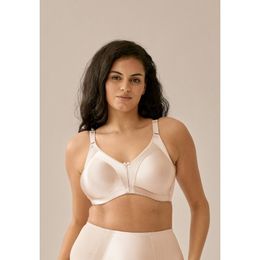 Naturana Damen Minimizer-BH &raquo;Solutions&laquo; 1 Shaping-Effekt, breite Tr&auml;ger, feminin, ohne B&uuml;gel, Satin beige 95, Cup C