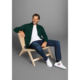 MAN'S WORLD Man's World Herren Strickjacke &raquo;in vielen Farben! Preis- Leistungsbestseller&laquo; aus Baumwollmischung, bequeme Pa&szlig;form gr&uuml;n L (52/54)