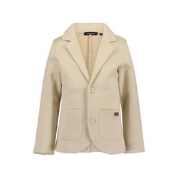 Blue Seven Jungen Sweatjacke Sweatblazer, Einreiher mit Reversekragen beige 128