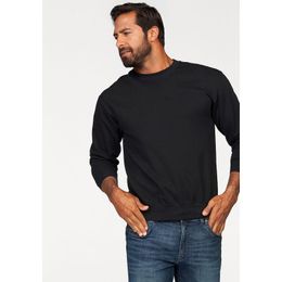 Fruit of the Loom Herren Fruit of the Loom Sweatshirt, im unifarbenen Design schwarz L (52/54)