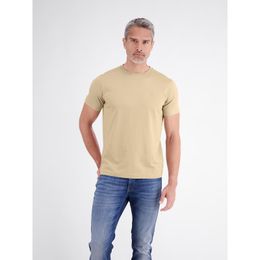Lerros Herren Lerros T-Shirt im Basic-Look beige XL