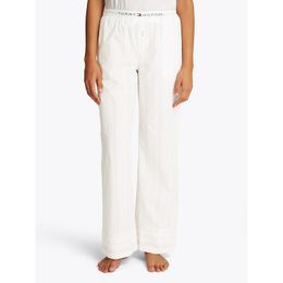 Tommy Hilfiger Underwear Damen Loungehose &raquo;POPLIN PANTS&laquo; mit Streifenmuster, Logobund bunt L (40), N-Gr