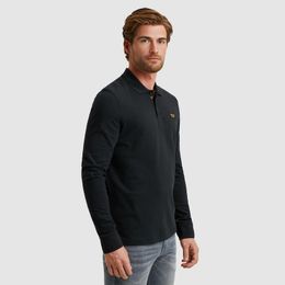 PME-Legend Pme Legend Herren PME LEGEND Langarm-Poloshirt mit Logo Stickerei schwarz XXL