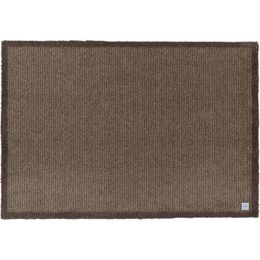 barbara becker Fu&szlig;matte &raquo;Gentle Schmutzfangmatte & L&auml;ufer, Made in Belgium&laquo; rechteckig 7 mm H&ouml;he Schmutzfangteppich, Schmutzmatte, dezentes Streifen Design, waschbar