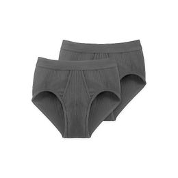 Schiesser Herren Slip &raquo;Authentic&laquo; 2er-Pack, mit Eingriff schwarz 8 (XXL)