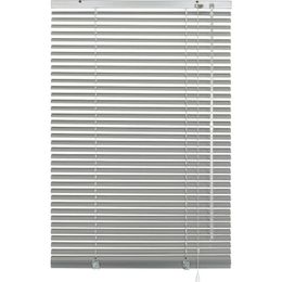 Gardinia Jalousie &raquo;Aluminium-Jalousie 25 mm&laquo; mit Bohren freih&auml;ngend Jalousieb&auml;nder farblich passend silber 175cm, einseitig verschiebbar, 90cm